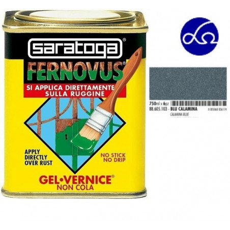 FERNOVUS 750 ML MICACEO BLU CALAMINA - Vernice Decorativa per e Superfici